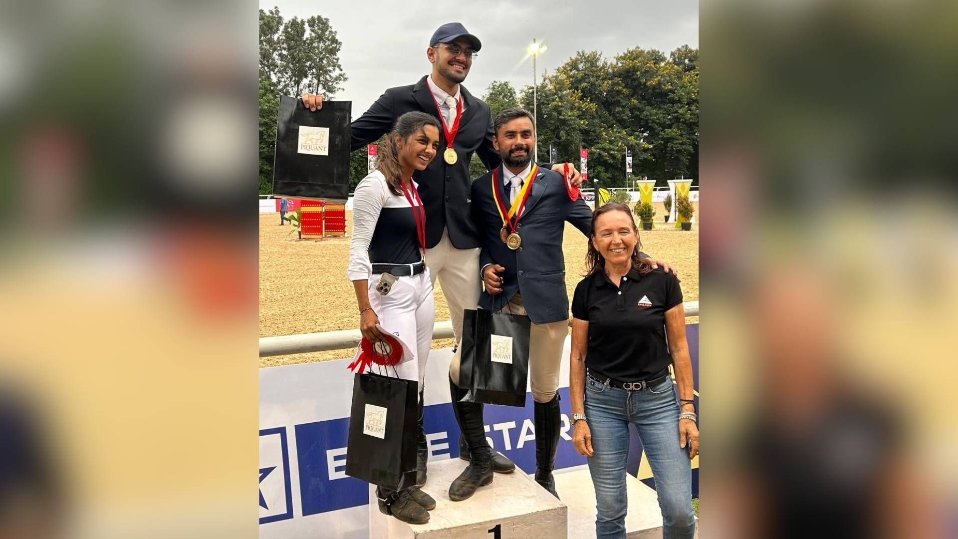 Joint winners in 1.40m Show Jumping at Bengaluru’s Equestrian Premier ...