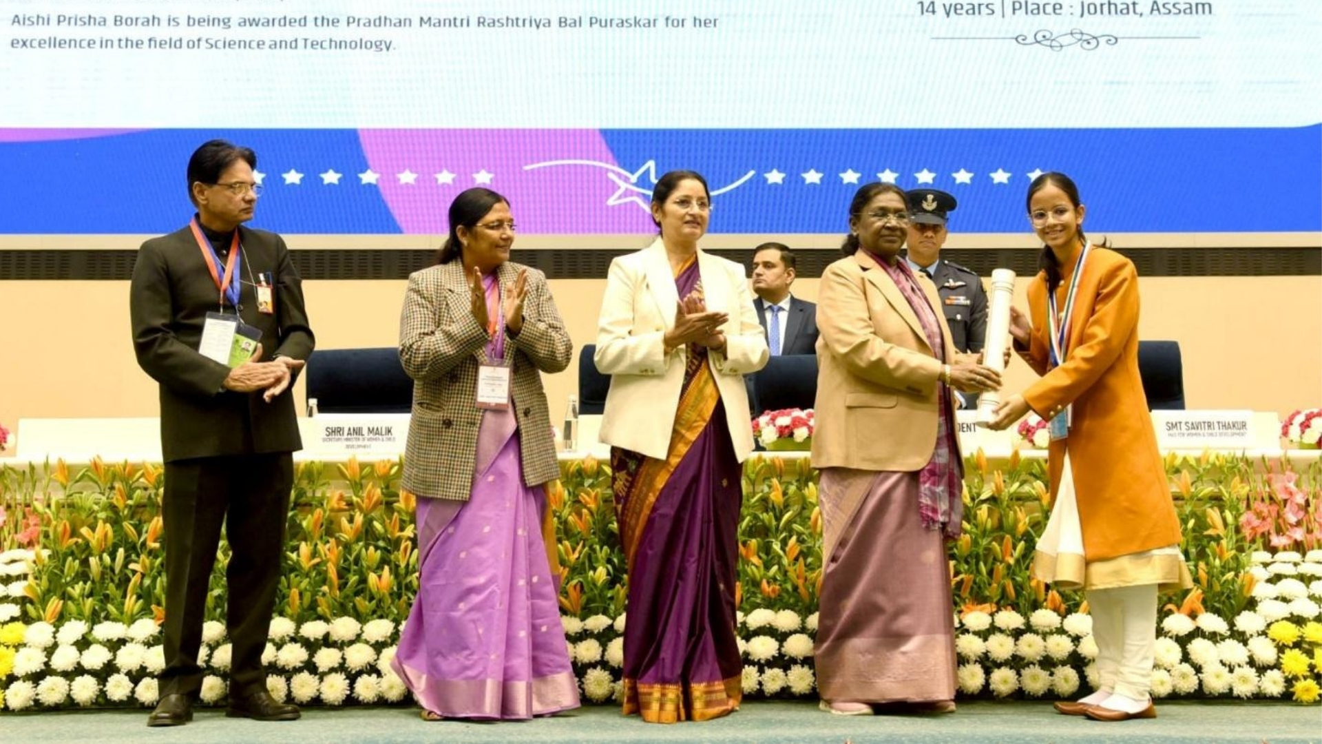 Pradhan Mantri Rashtriya Bal Puraskar for Assam teenager Aishi Prisha Borah
