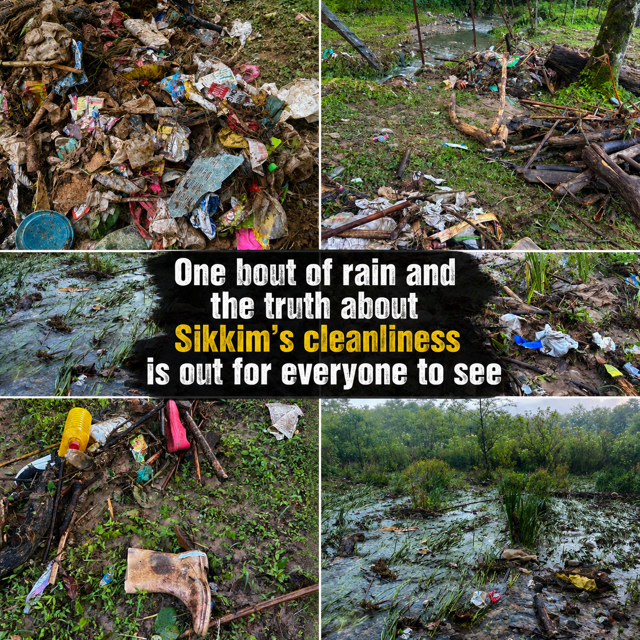 My paddy field is not Sikkim's dustbin